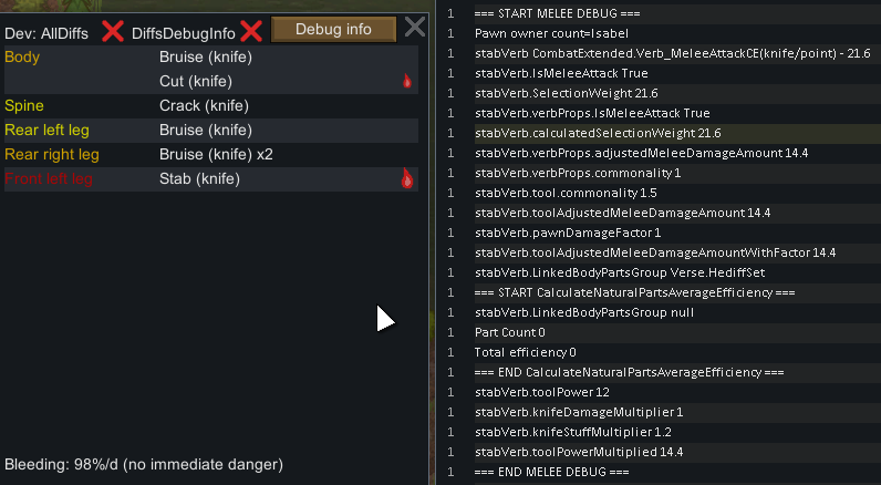 A18: Pawns not using melee weapons in combat · Issue #369 · CombatExtendedRWMod/CombatExtended ...