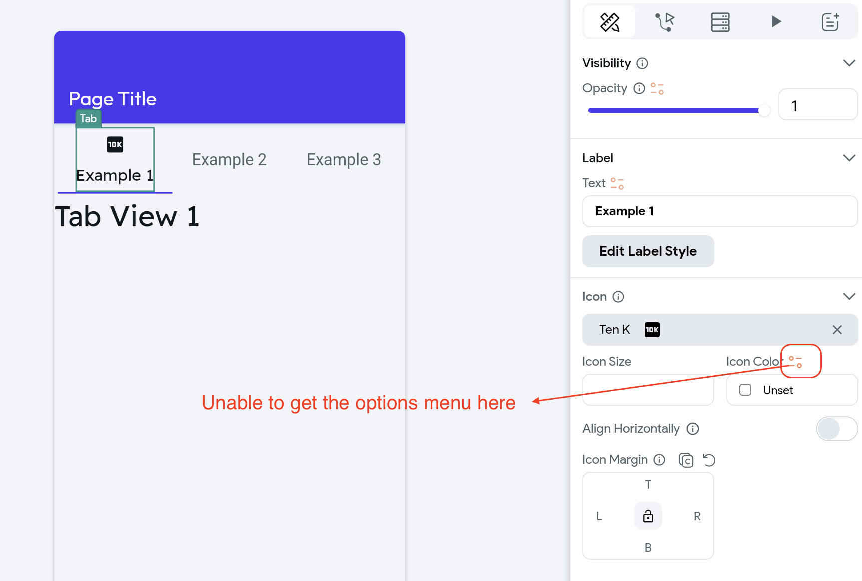 Problem on the MapPage with the TabBar icon color options · Issue #1892 · FlutterFlow ...