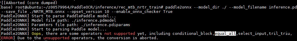 conditional_block,equal_all,select_input,tril_triu,在转化过程中不支持，希望可以尽早支持~ · Issue #1110 ...