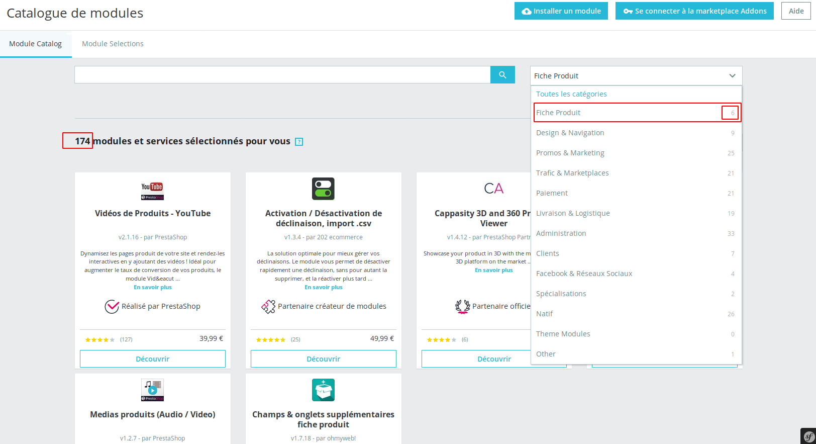 Number of modules displayed isn't ok · Issue #10661 · PrestaShop/PrestaShop · GitHub