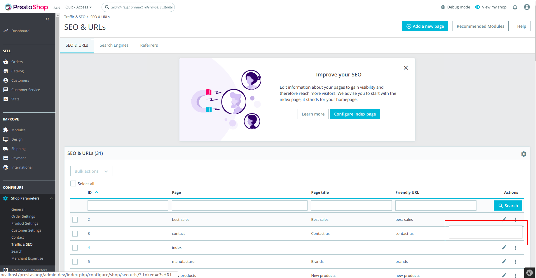 Action Texts Are White On Hover · Issue 12950 · Prestashopprestashop · Github 
