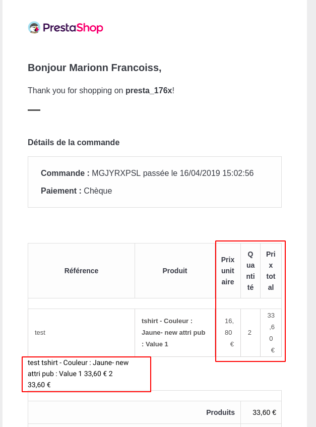 New order_conf email isn't correctly displayed · Issue #13433 · PrestaShop/PrestaShop · GitHub