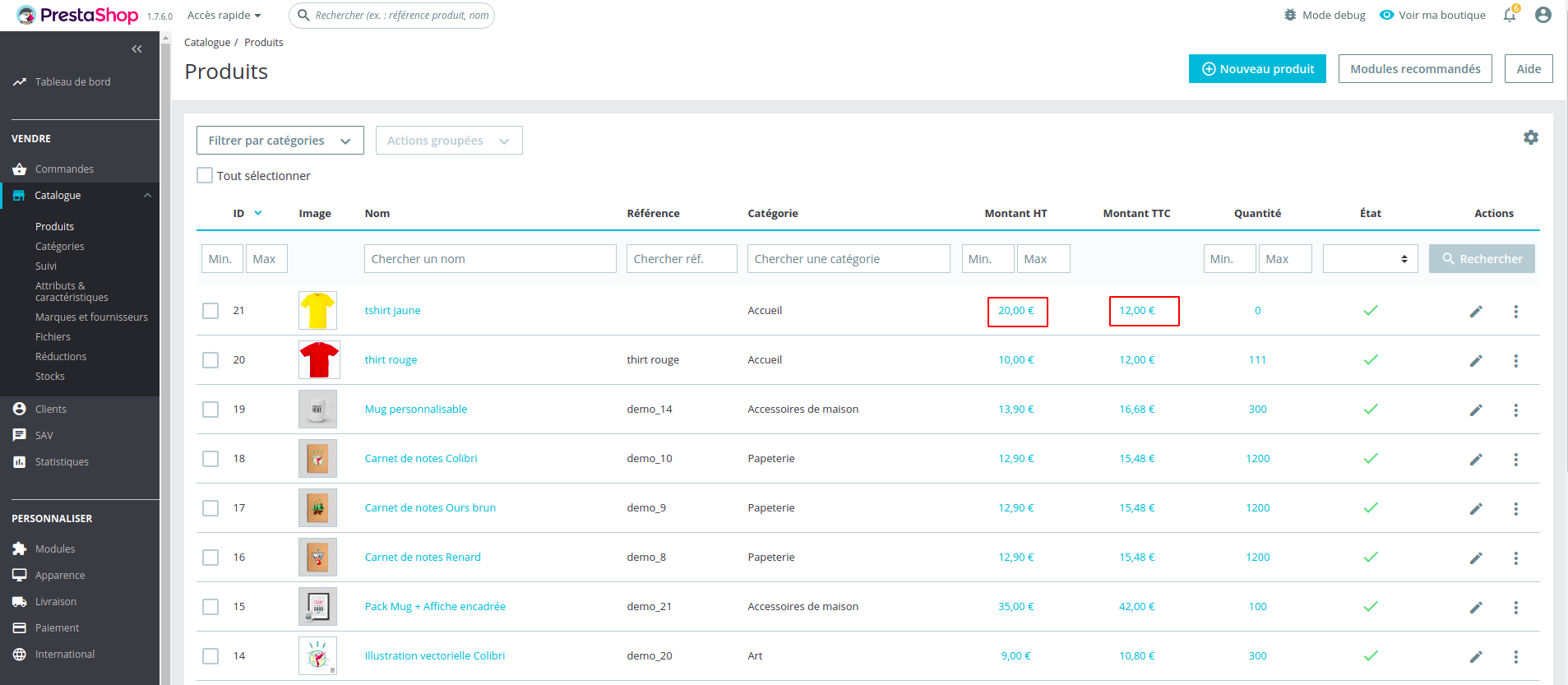 New tax incl column shouldn't take into account specific price · Issue #13731 · PrestaShop ...