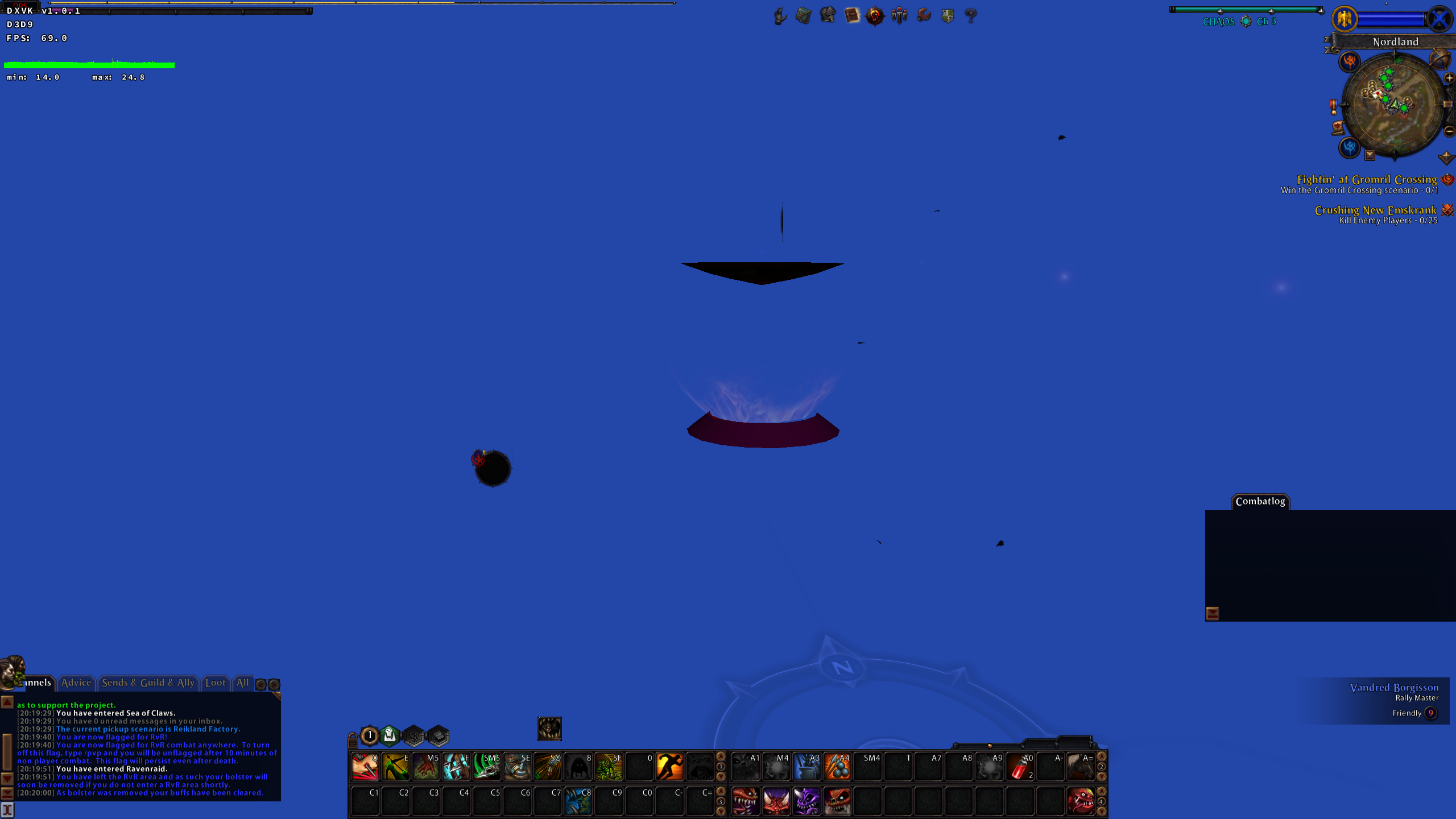 Warhammer Online (return of reckoning) Black Screen with sound and ...