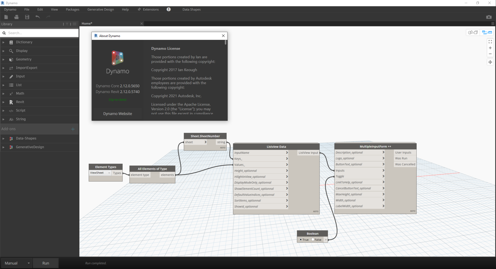 Unable to use DynamoDS on Dynamo 2.12.0.565 · Issue #12641 · DynamoDS ...