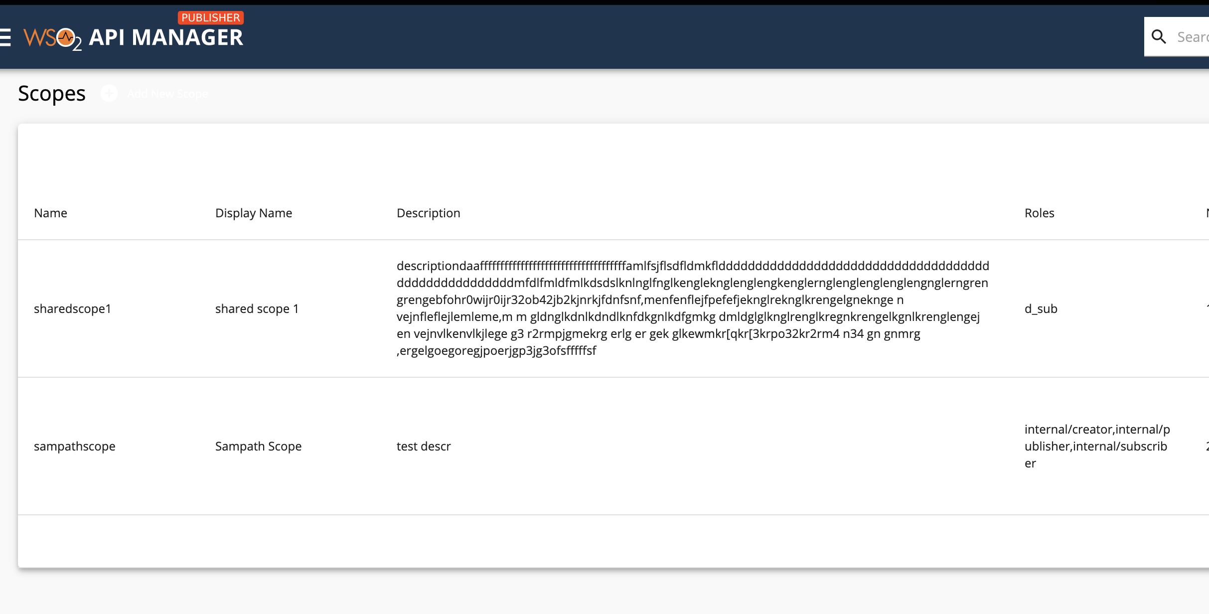 Add New Scope Button Is Not Visible · Issue 10570 · Wso2product Apim · Github 9659