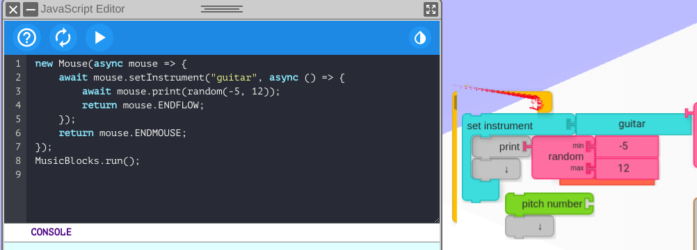 Random not working for JS Editor · Issue #2757 · sugarlabs/musicblocks ...