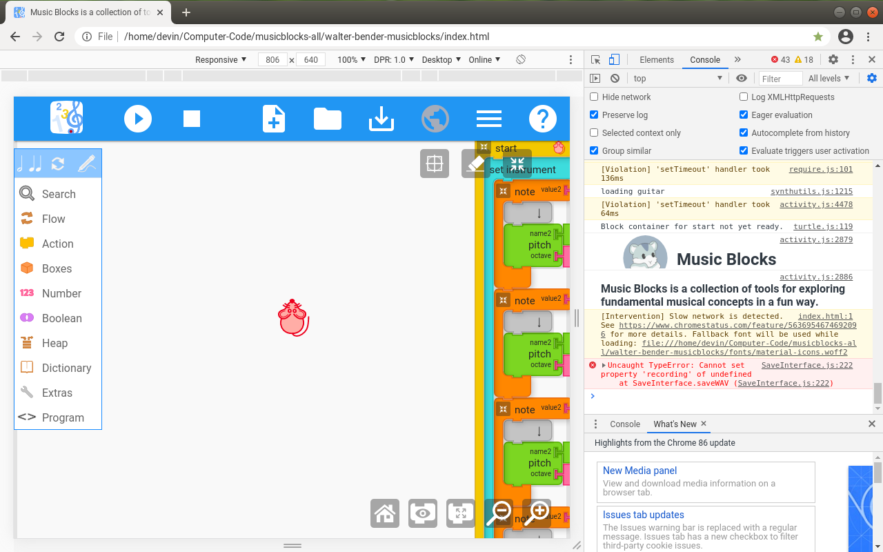 Audio export not working (regression) · Issue #3052 · sugarlabs/musicblocks · GitHub