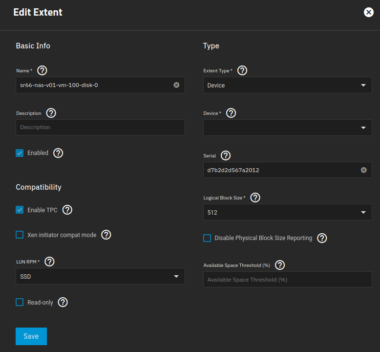 LUNs become inaccessible after migration to TrueNAS over iSCSI · Issue #167 · TheGrandWazoo ...