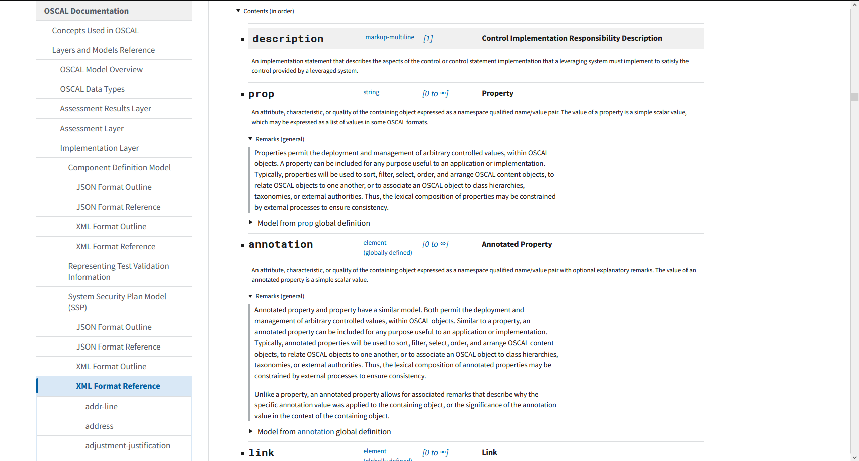 More quickly finding elements in reference documentation · Issue #872 · usnistgov/OSCAL · GitHub