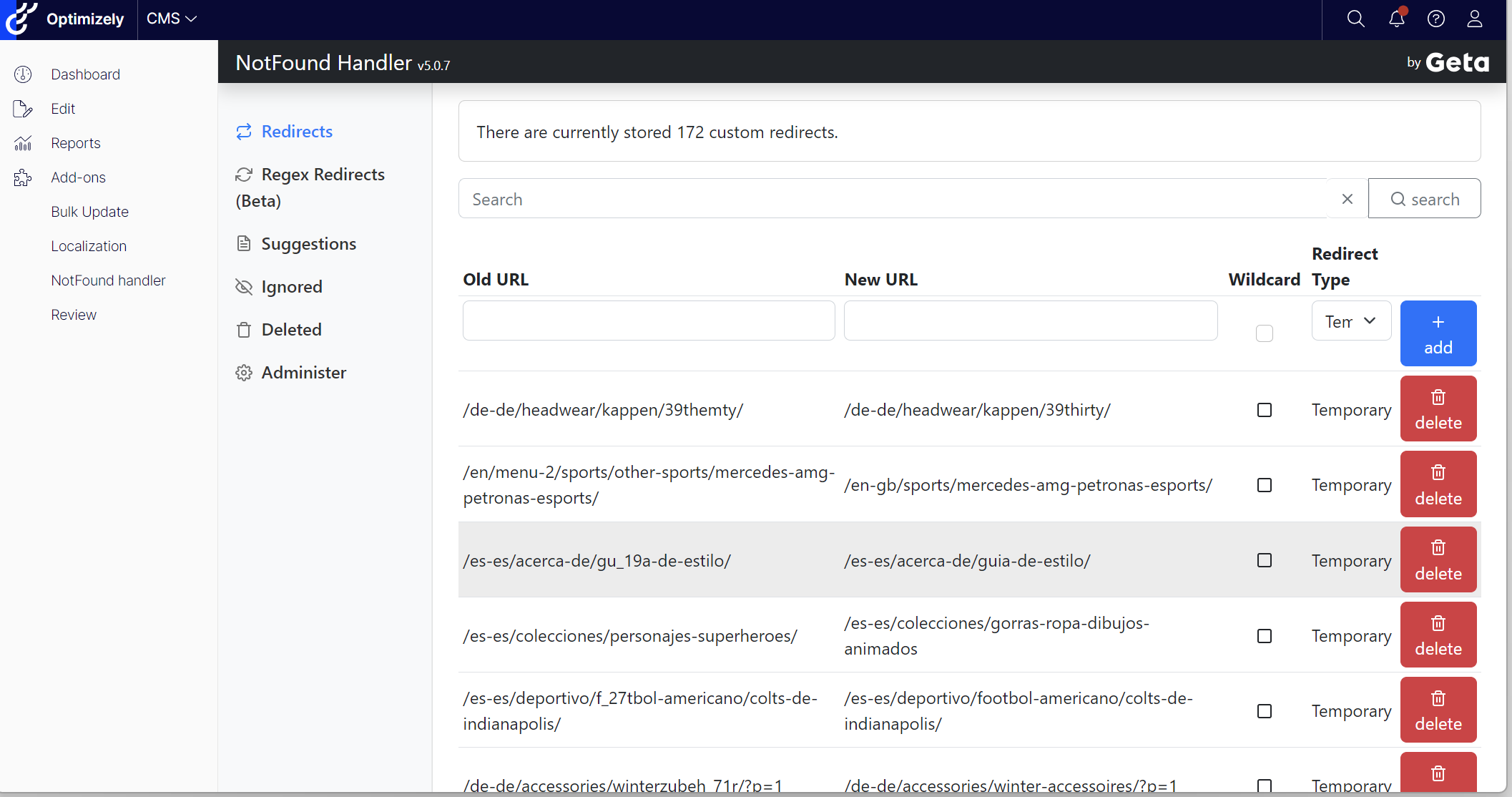 Admin screens do not overflow with Opti 12.22.0 · Issue #95 · Geta/geta-notfoundhandler · GitHub