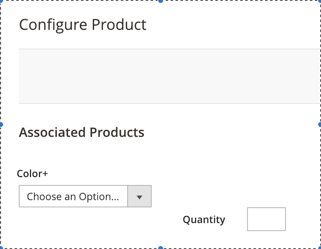 Configurable product options are misaligned on "Create New Order" page in admin area · Issue ...