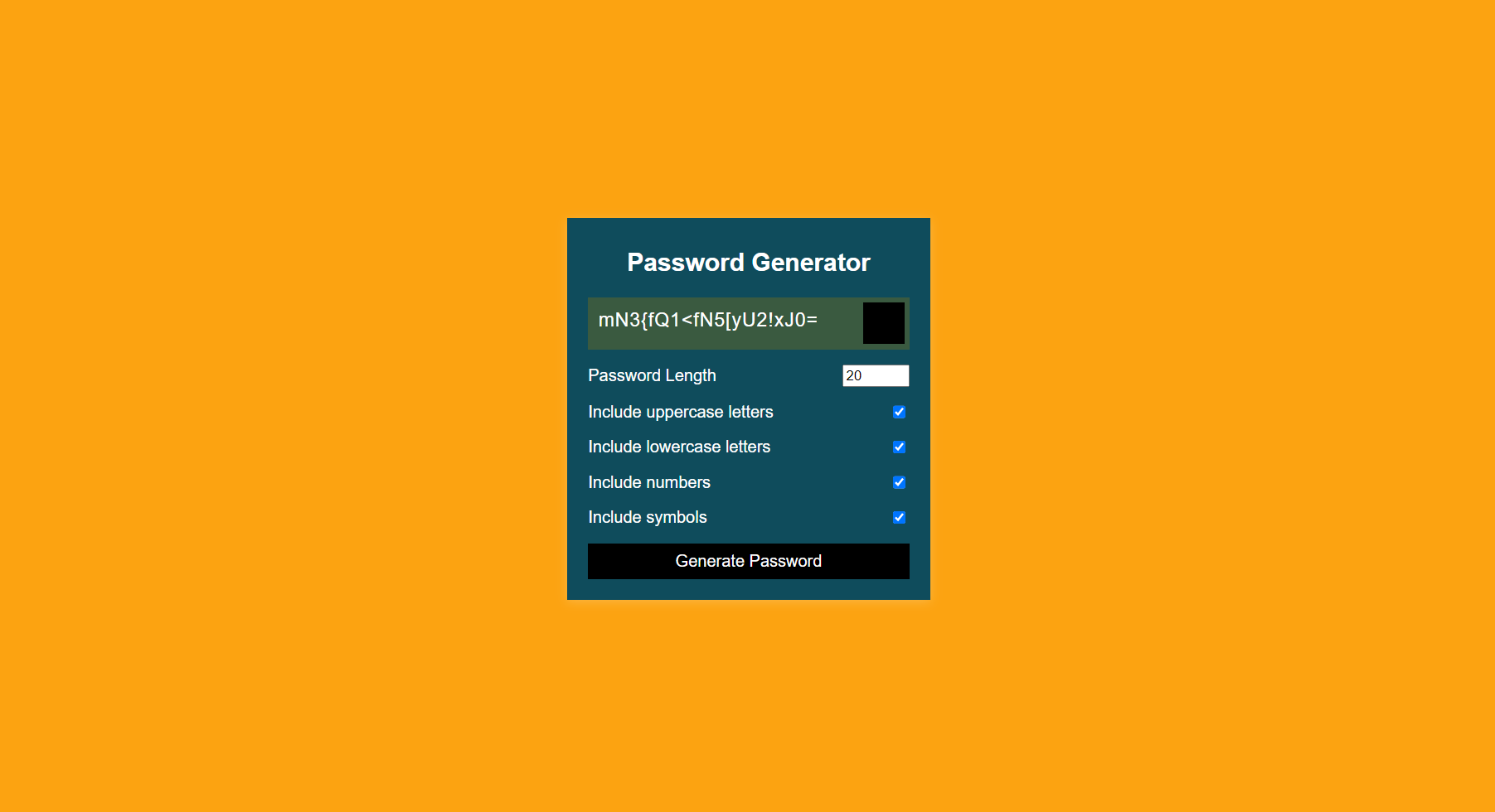 GitHub - sahaa99/Password_Generator: 1st one