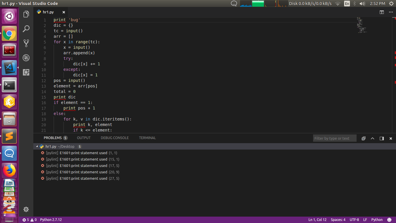 print statement is highlighted as red · Issue #43024 · microsoft/vscode ...