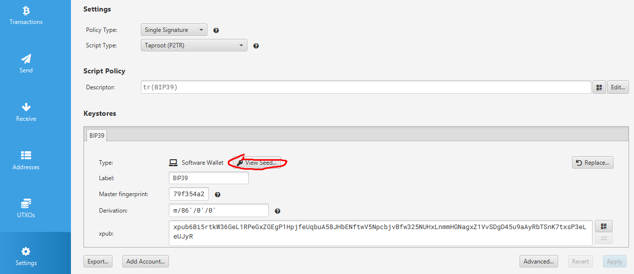 Unmatching taproot addresses between sparrow and hiro · Issue #3341 · leather-io/extension · GitHub