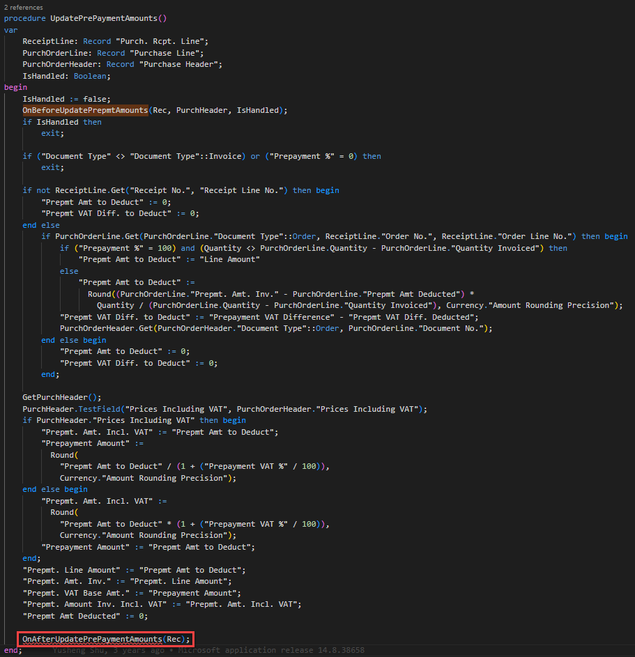 [Event request] Adding OnAfterUpdatePrePaymentAmounts integration event · Issue #23599 ...