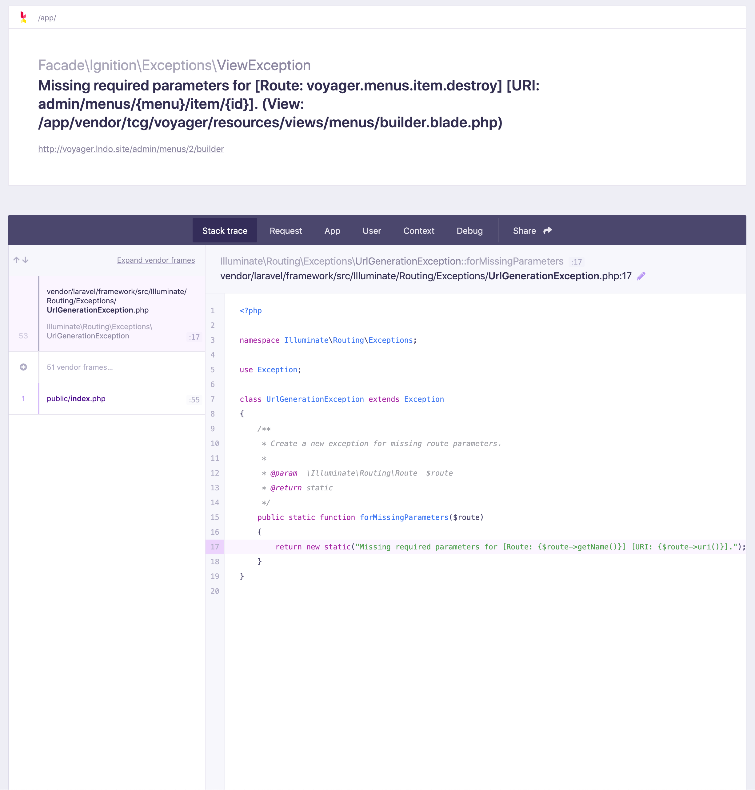 Menu Builder Broken · Issue #4636 · thedevdojo/voyager · GitHub