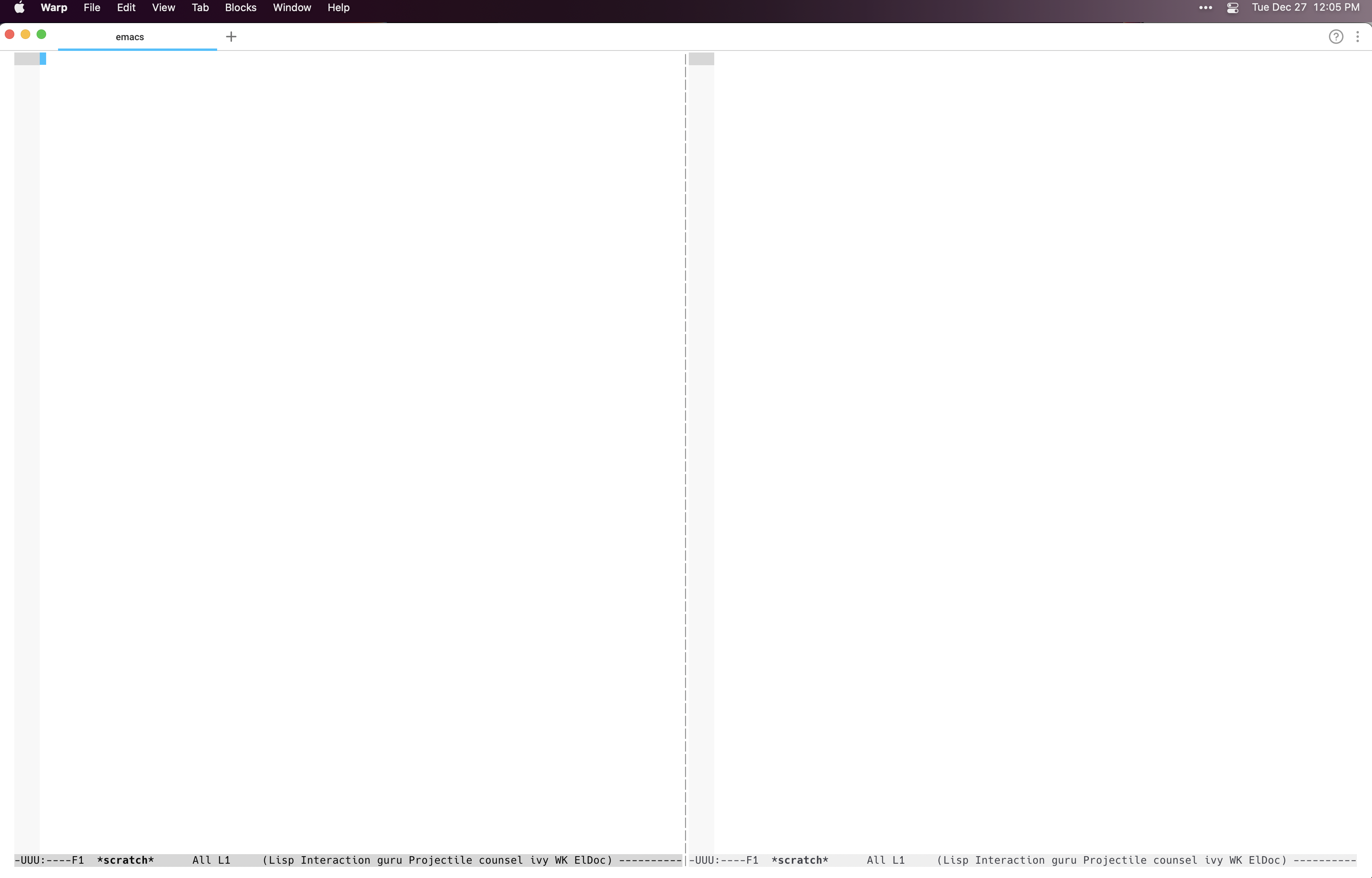 Emacs Doesnt Render Properly Right Side Blank Stty Size Tput Cols Columns Return