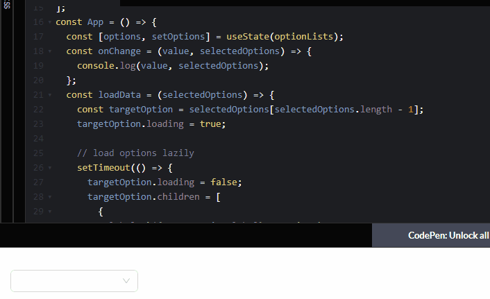 级联选择器动态加载数据的loading无法控制 · Issue #42620 · ant-design/ant-design · GitHub
