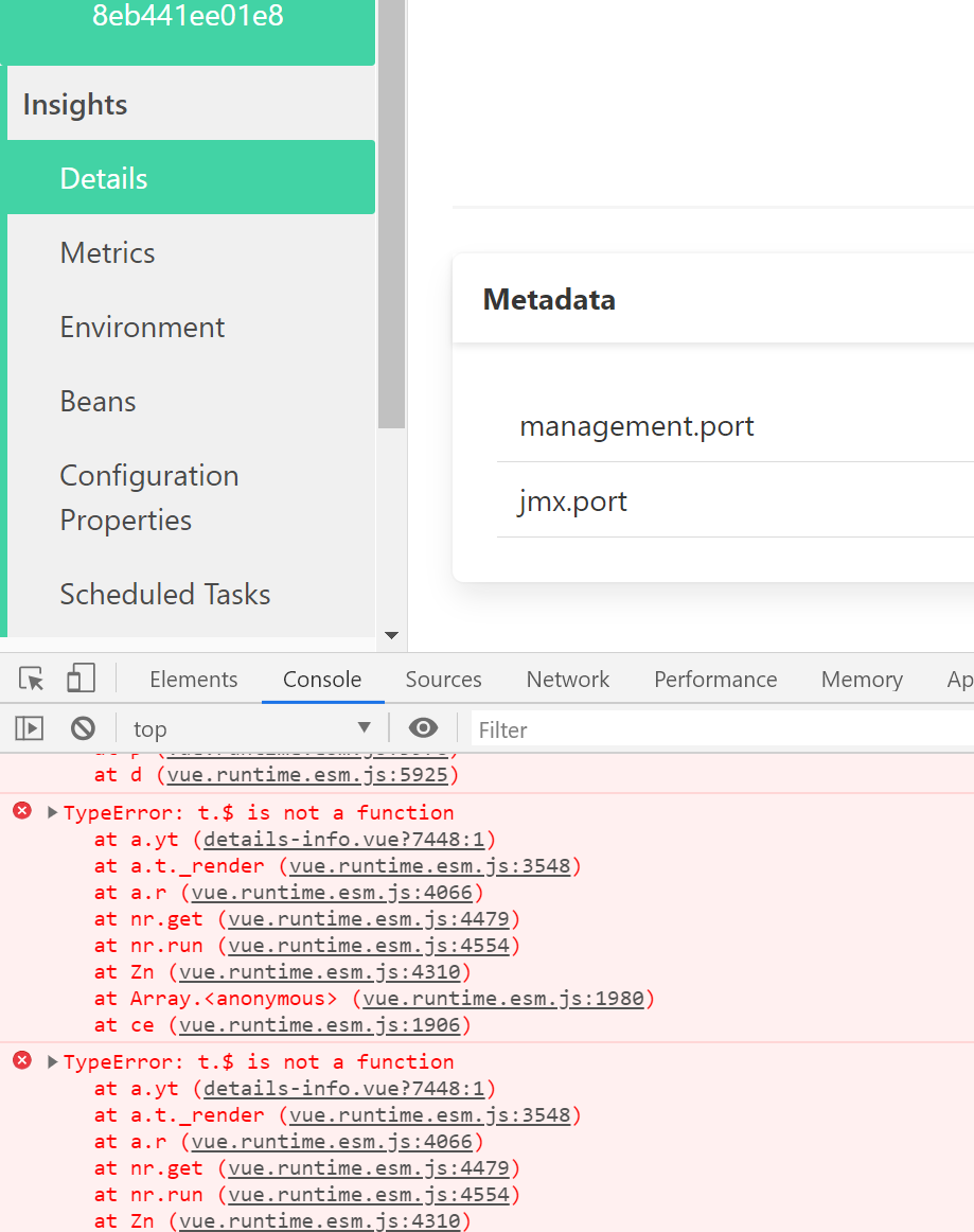 T Is Not A Function · Issue 1479 · Codecentricspring Boot Admin · Github
