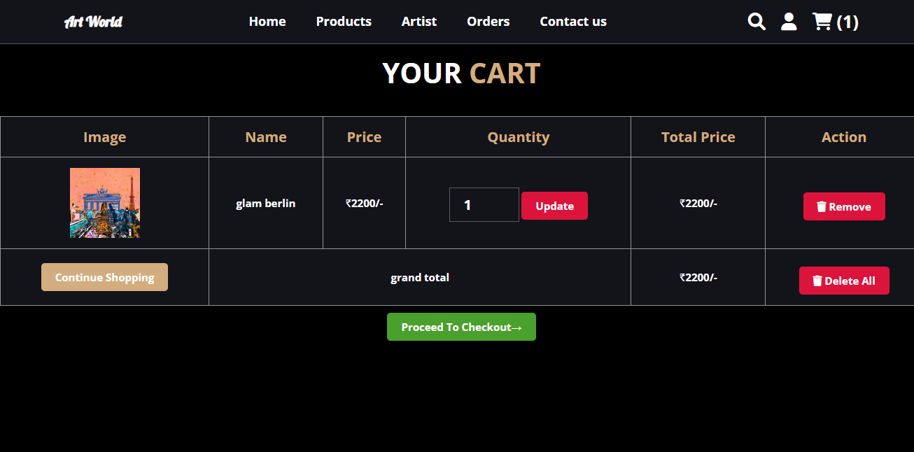 Github Harshini620art Gallery Online Art Gallery Using Php With Mysql