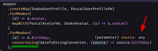 [types] Improve Type Inference Of `convertusing` · Issue 371 · Nartc Mapper · Github