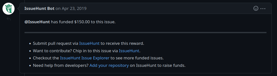 Suggestion Add This Repository To Some Issue Bounty Program · Issue 10824 · Nestjsnest · Github