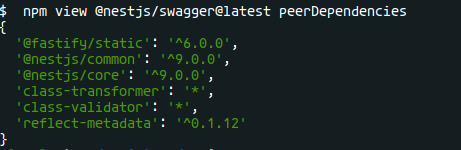 this library does not support Nestjs 10.0.0 · Issue #2476 · nestjs/swagger · GitHub