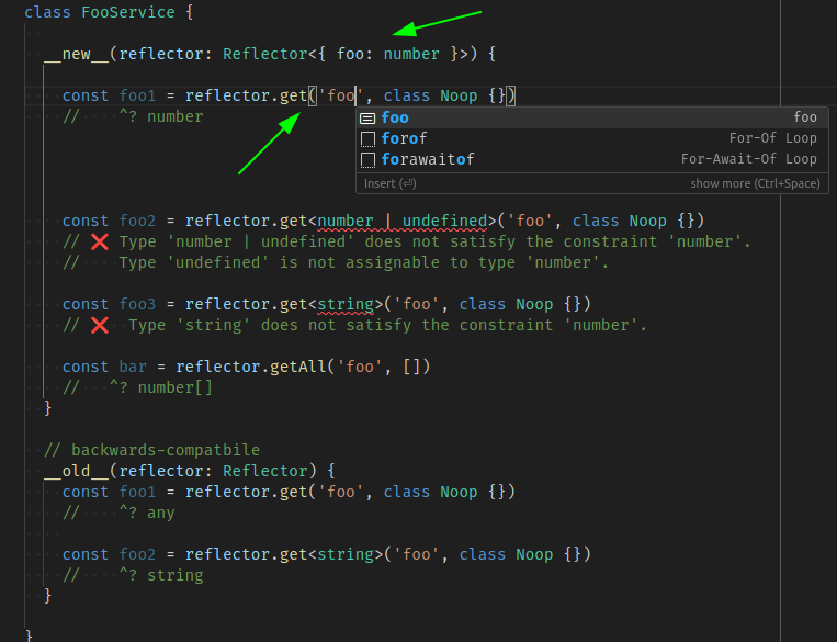 Strong Typing Metadata For `reflector` Service · Issue 12101 · Nestjs Nest · Github
