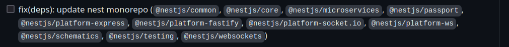 `01 Cats App` Sample Is Broken Due To An Old Version Of Core · Issue 12498 · Nestjsnest · Github 