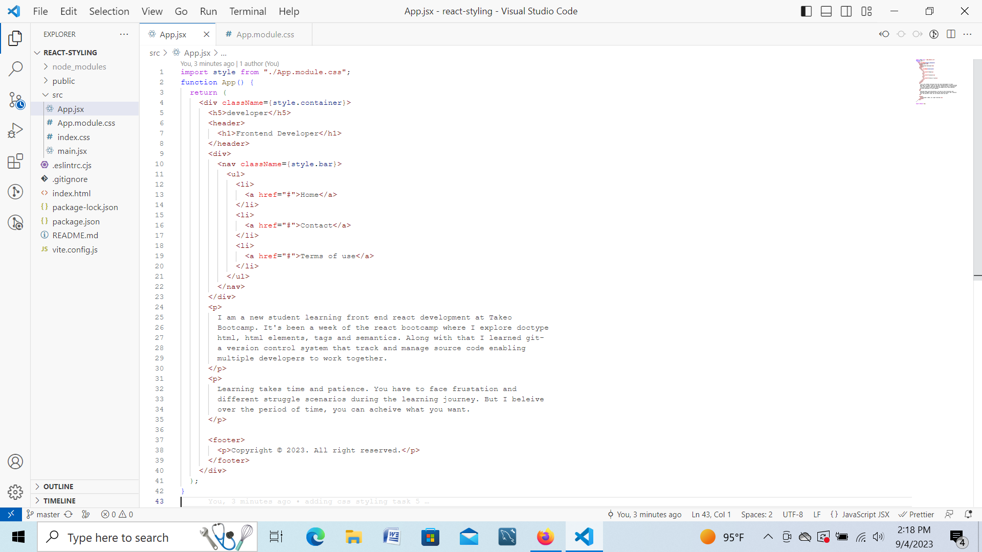 Task 5: CSS and JS · Issue #5 · yogeshtakeo/BFD36_files · GitHub