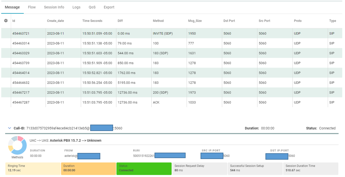 Incorrect "Session Duration Time" · Issue #606 · sipcapture/homer · GitHub