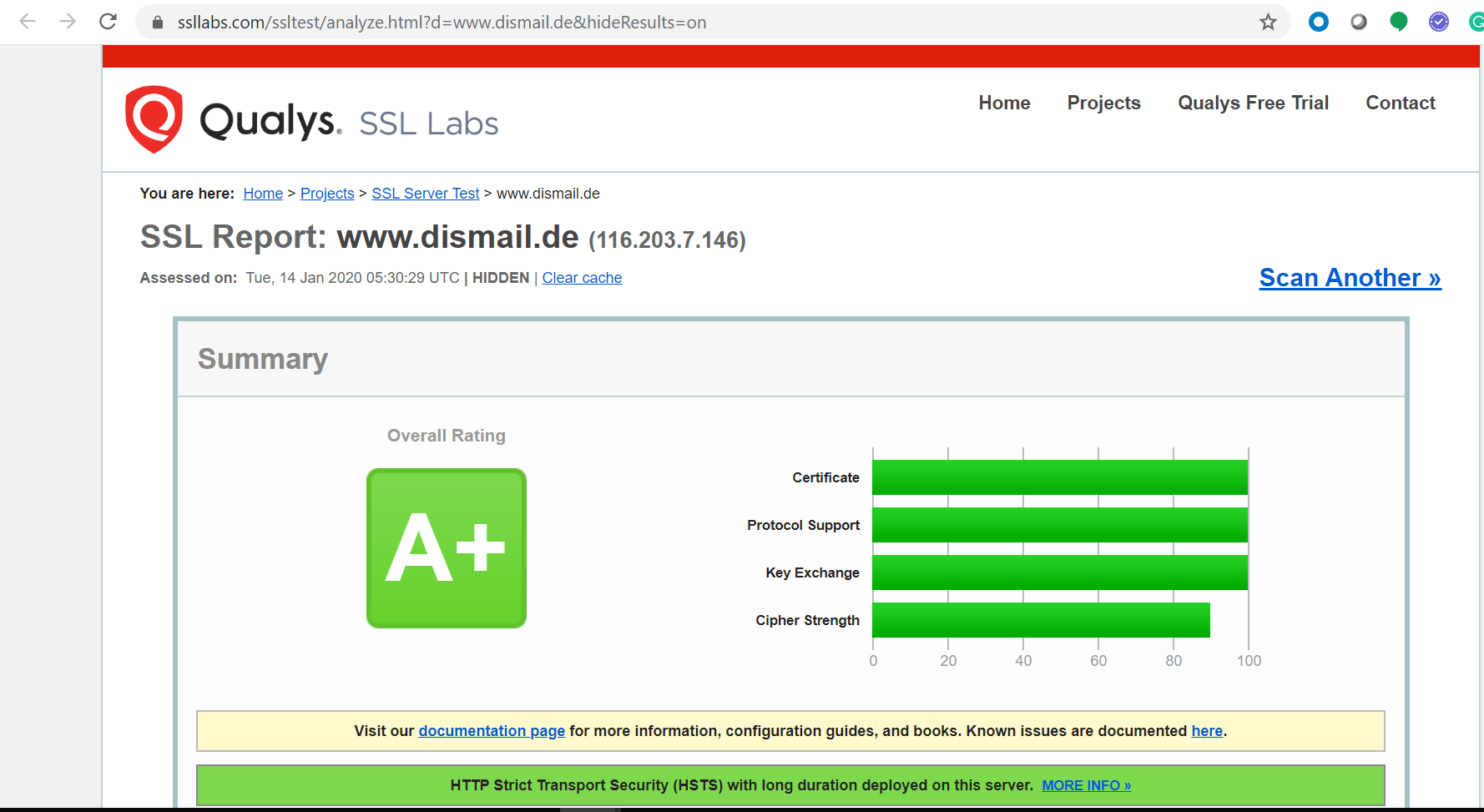 Assessment failed: Unable to connect to the server · Issue #770 · ssllabs/ssllabs-scan · GitHub