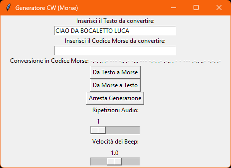 GitHub - elektronoide/CW-Generator: The CW (Morse) Generator is a ...