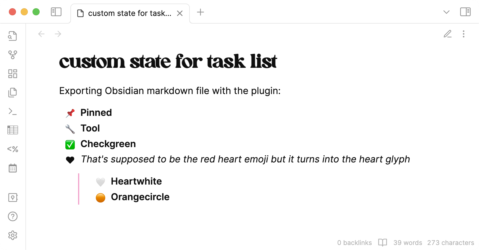 PDF export compatibility · Issue #4 · OkamiWong/obsidian-custom-state-for-task-list · GitHub