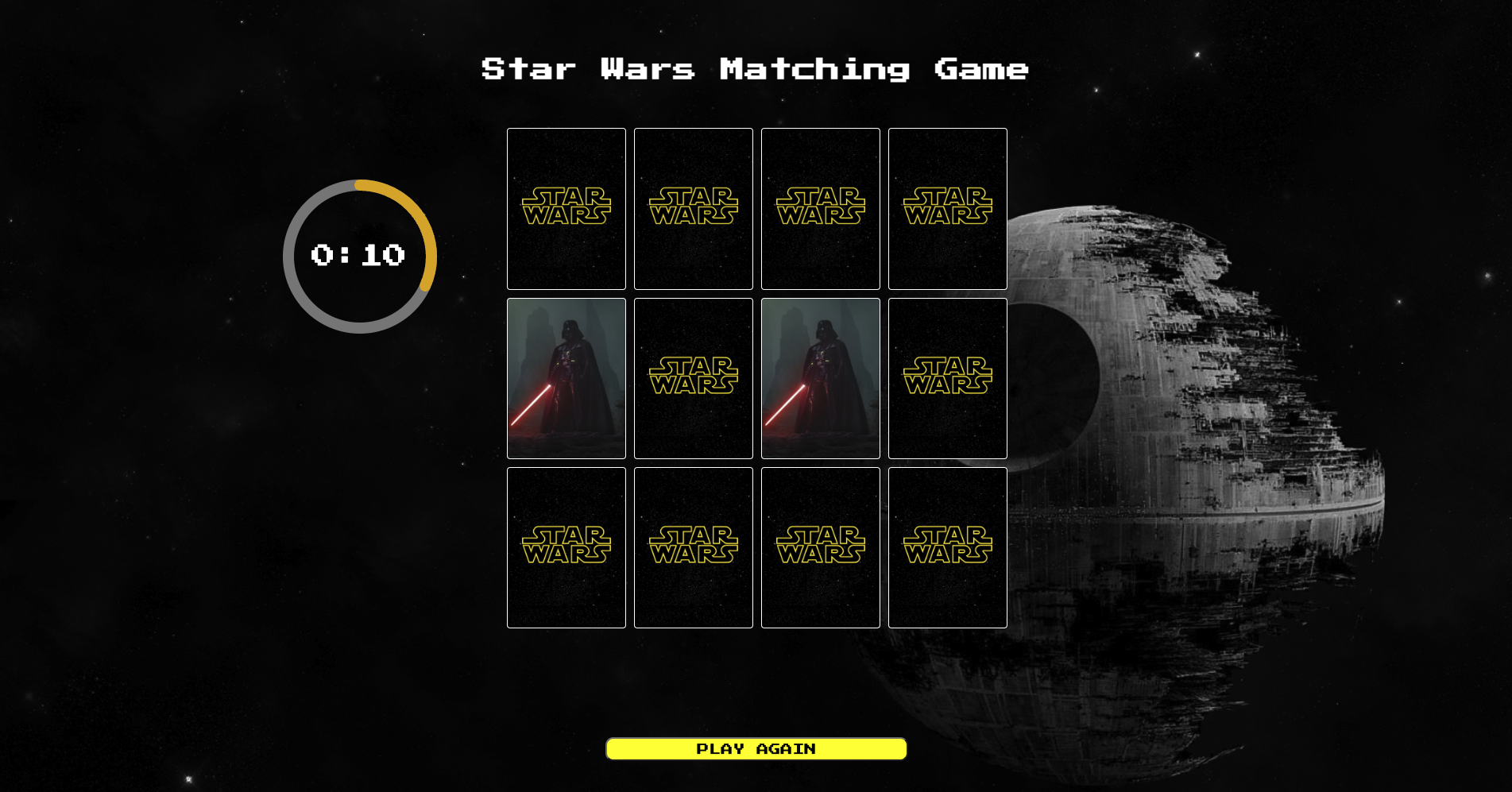 GitHub - austinlew/Star-Wars-Matching-Game