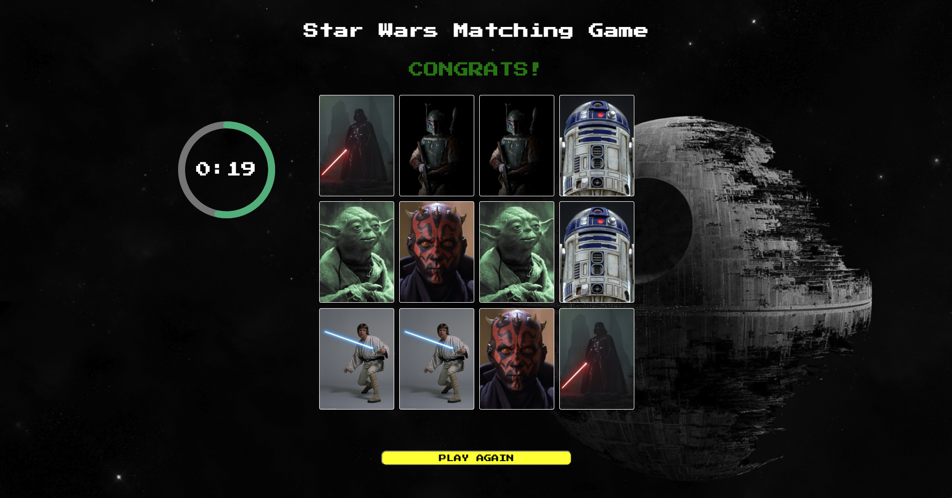 GitHub - austinlew/Star-Wars-Matching-Game