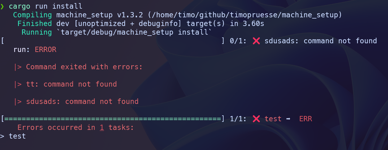 Debugging task failures · Issue #72 · timopruesse/machine_setup · GitHub