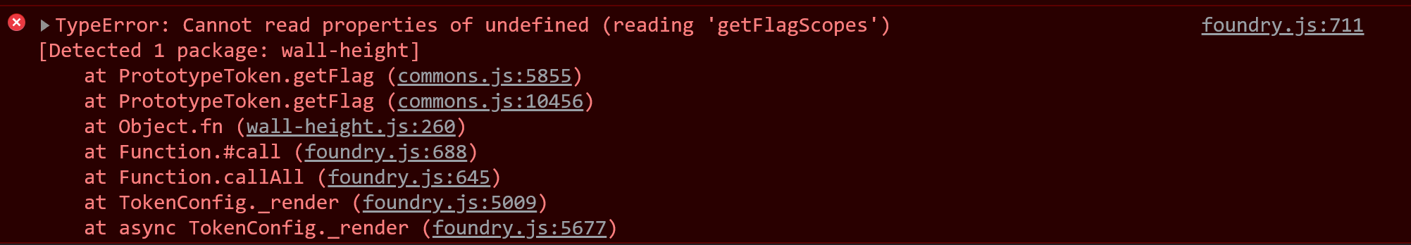 getFlag on prototype token throws console error · Issue #7941 · foundryvtt/foundryvtt · GitHub