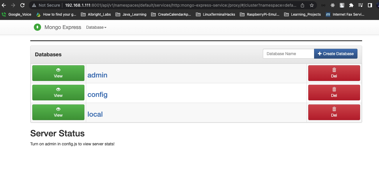 Github Hawaiideveloper K8s Minikube Fusion Mongodbexpress A Kubernetes Cluster Built Inside