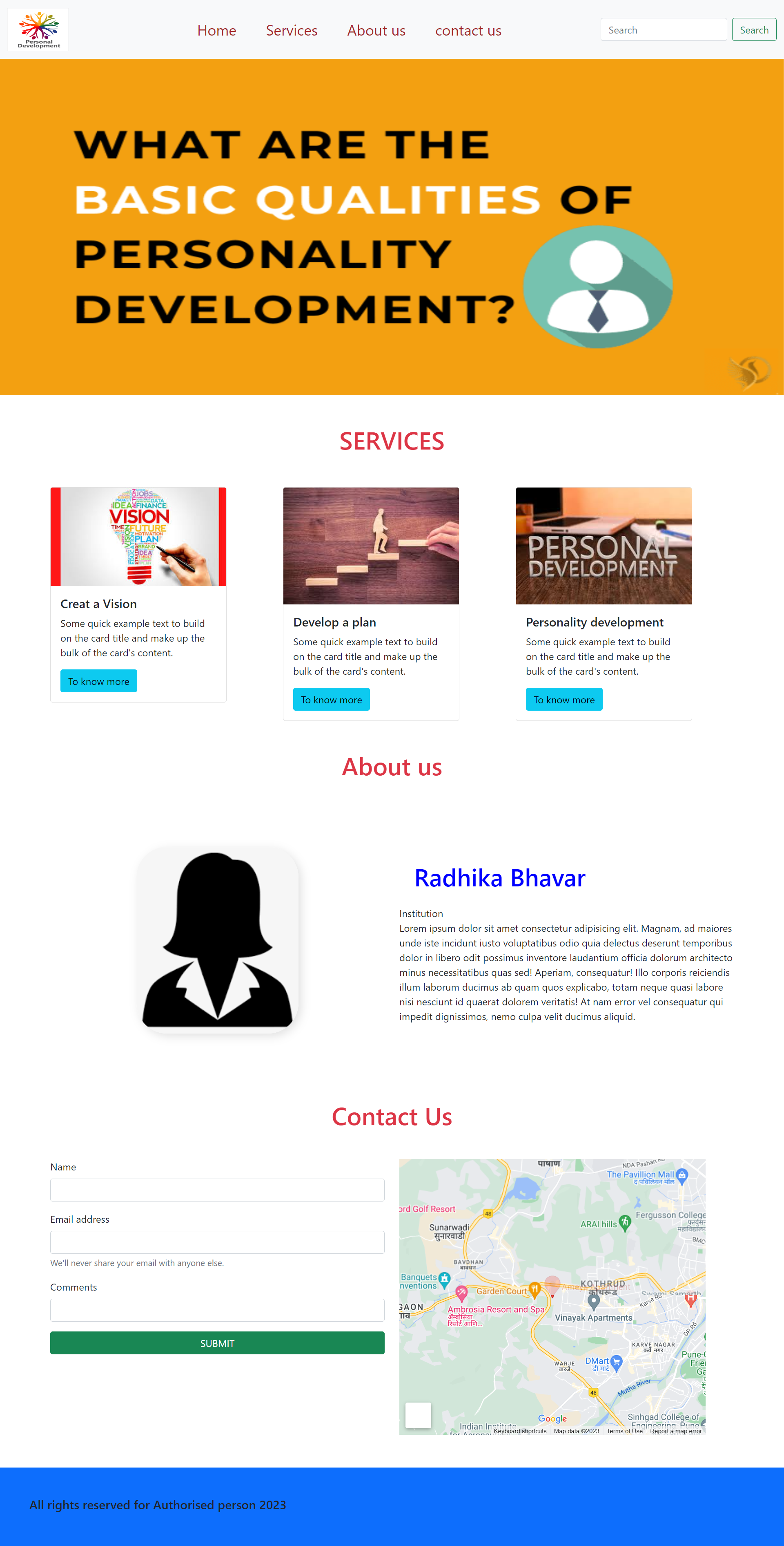 GitHub - Radhika-Bhavar/personalitydevpage.io: personality development template