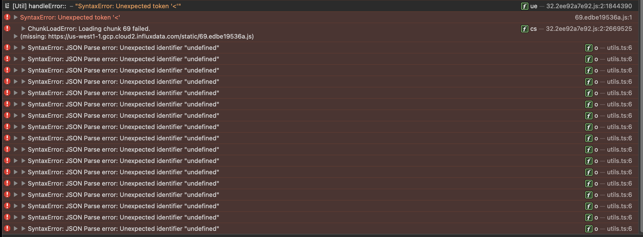 Chunk Loading Error · Issue #4577 · influxdata/ui · GitHub