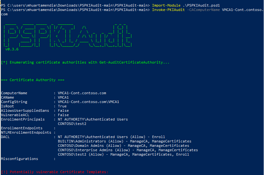 Invoke-PSPKIAudit not recognized · Issue #26 · GhostPack/PSPKIAudit ...