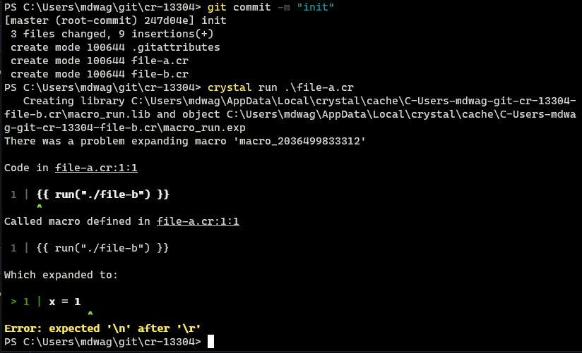Heredoc adding additional '\r' before '\r\n' pair for newlines on Windows? · Issue #13304 ...