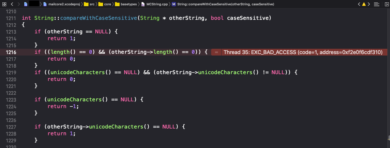 [Question] iOS crashes when calling IMAP operations using async NSOperation · Issue #1850 ...