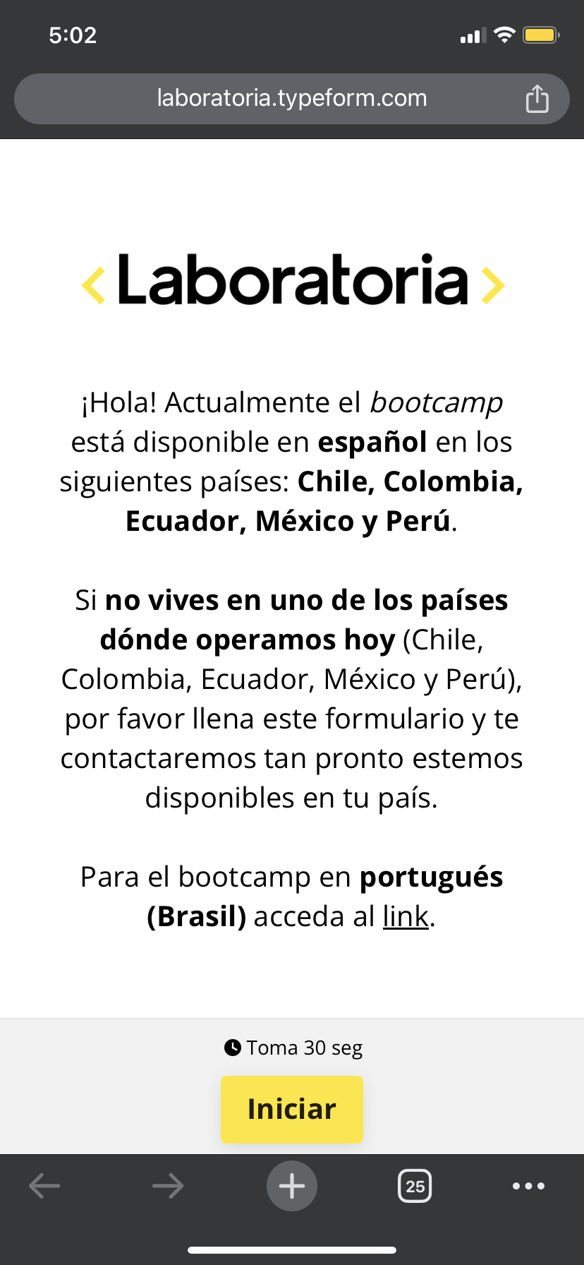 [Bug] Problema de postulación a Desarrollo Web en Colombia · Issue #103 · Laboratoria/tech ...