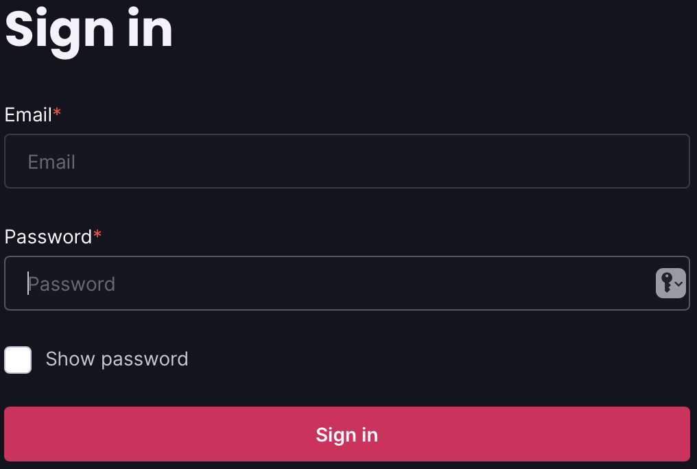 🐛 Bug Report: UX/UI problem with the password field · Issue #5790 · appwrite/appwrite · GitHub