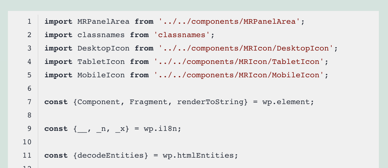 Appears to Choke on React Code · Issue #258 · westonruter/syntax-highlighting-code-block · GitHub