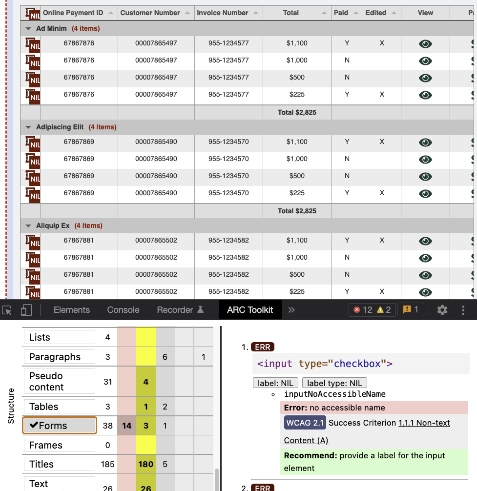 Checkboxes (aka Tickboxes) missing required aria-label attribute with unique ID · Issue #3635 ...