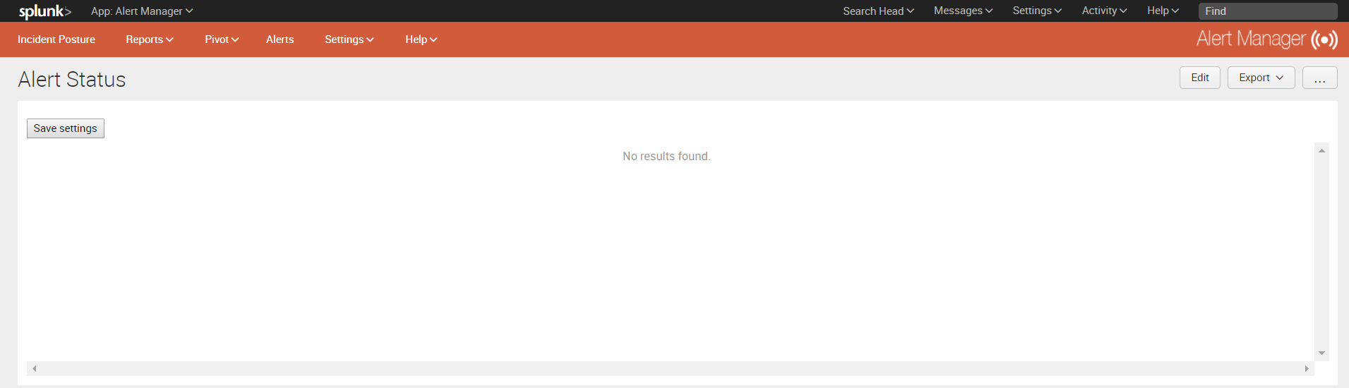 Alert Status Settings are not available in Search Head Cluster · Issue ...